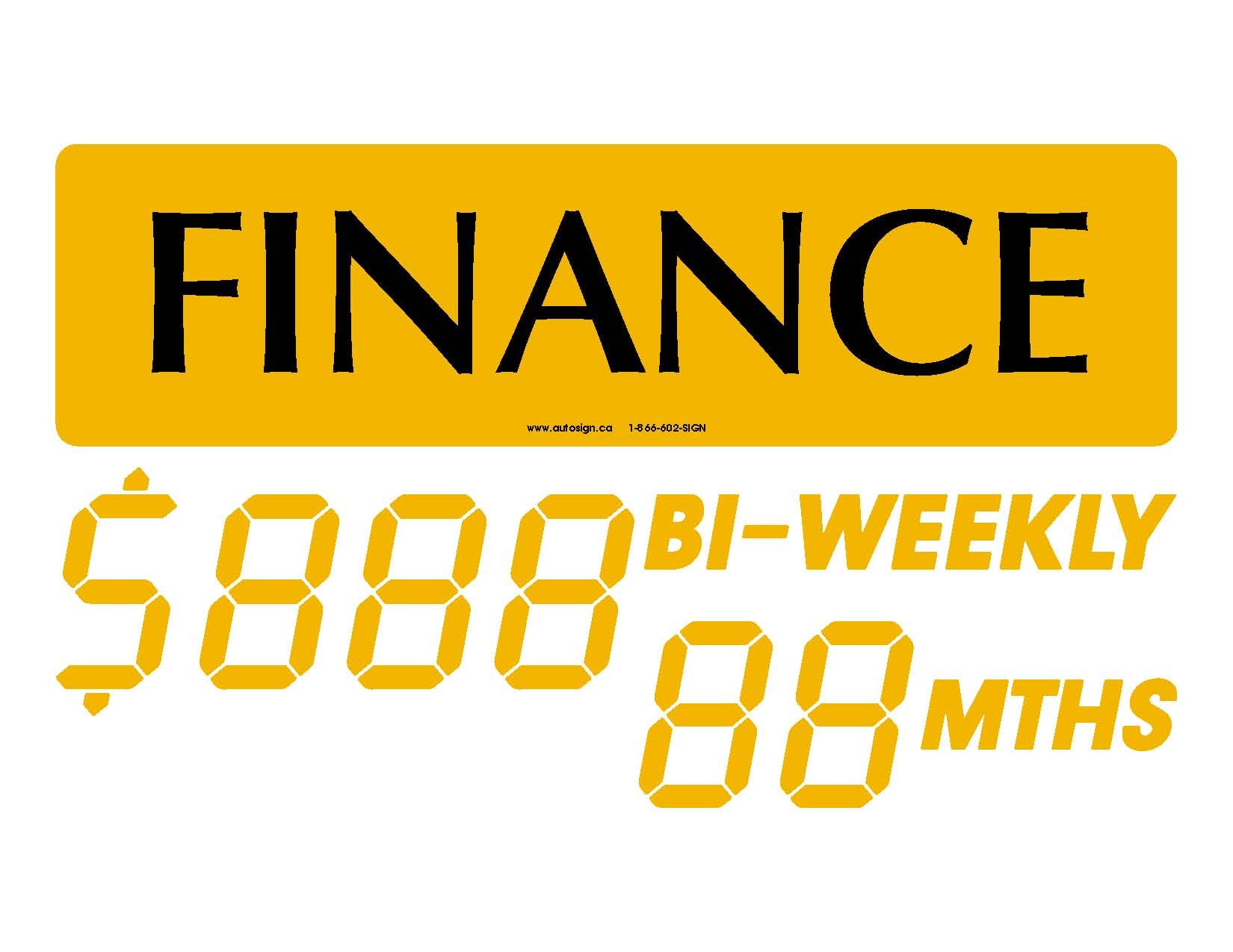 FINANCE OFFER - WINDSHIELD STICKER – AutoSign